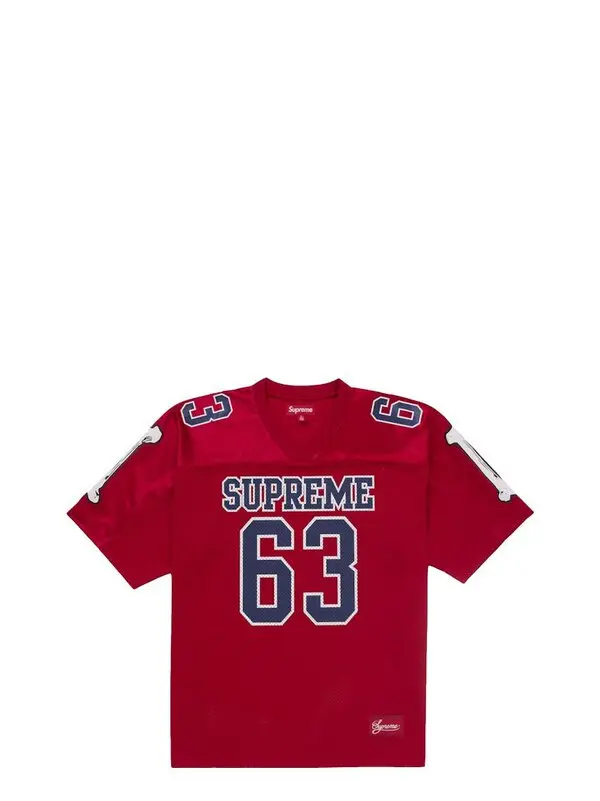 Supreme Bones Football Jersey - Red