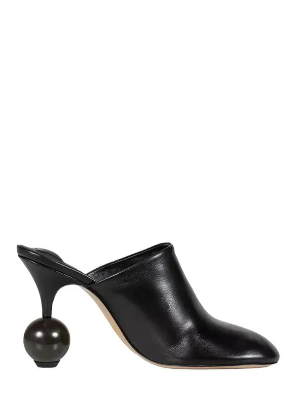 Jacquemus 90mm Sphere-heel Leather Mules - Black