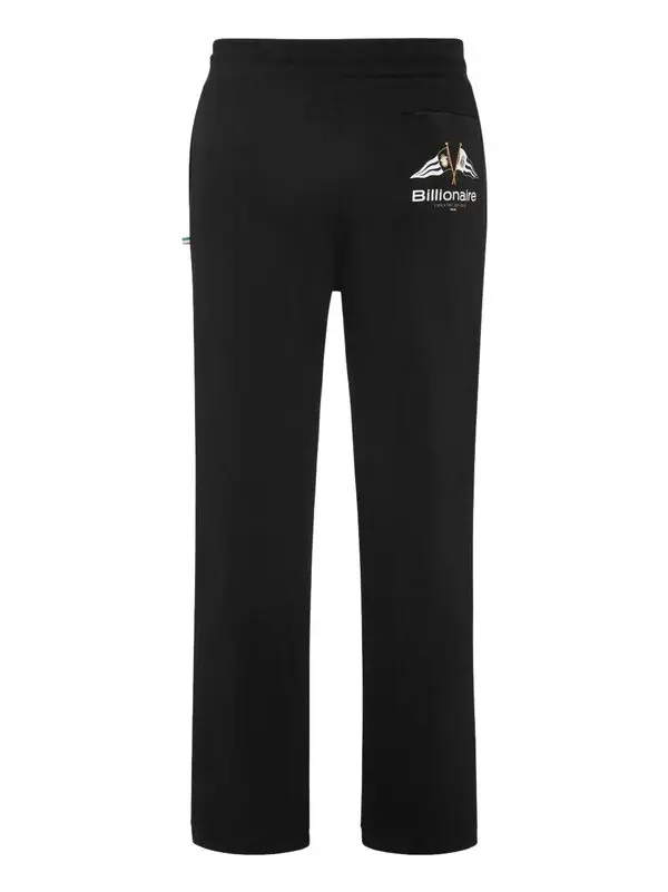 BILLIONAIRE Straight-leg Trousers - Black