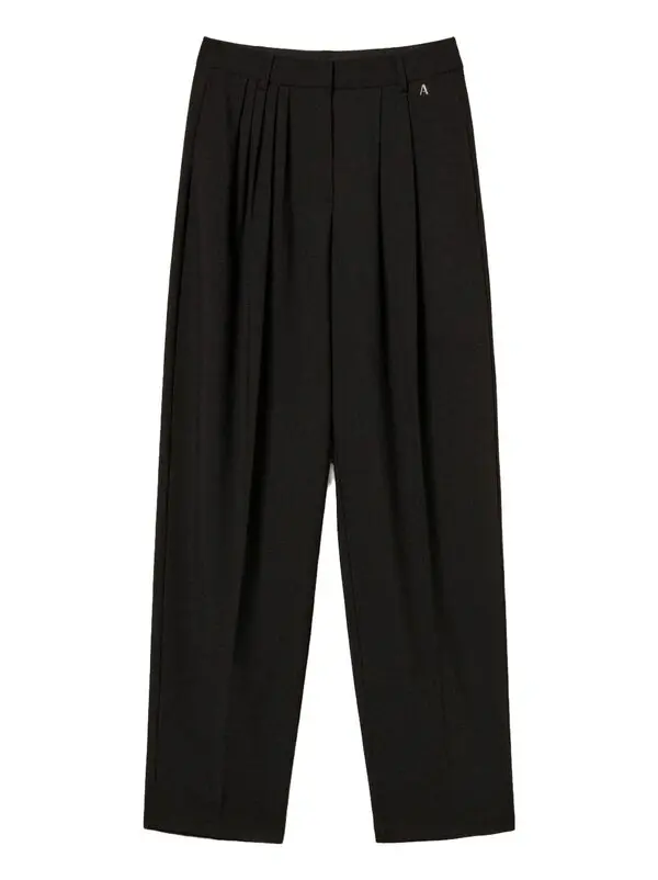 Twin-set Wide Leg Trousers - Black