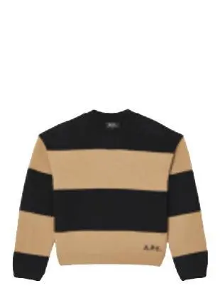 A.p.c. Sweater - Noir / Camel