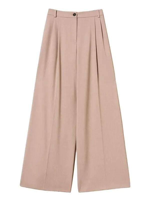 Twin-set Wide Leg Trousers - Dove Grey