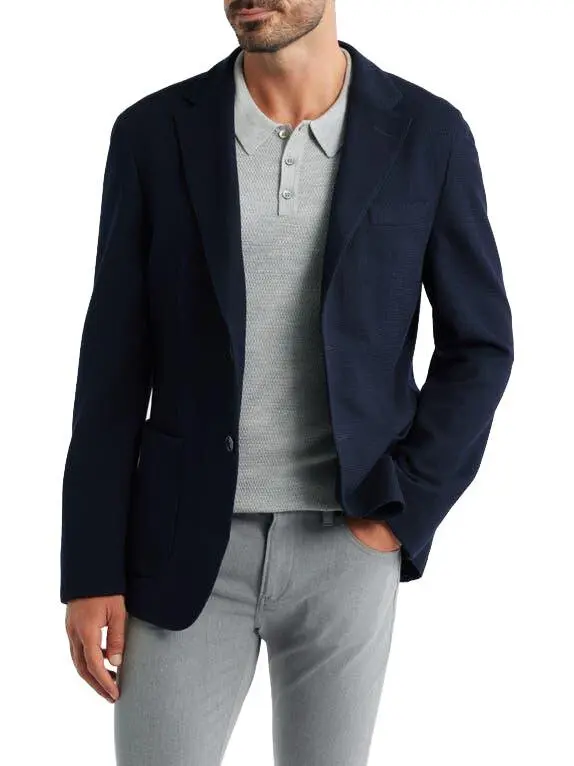 Hugo Boss Heston Slim-fit Sport Coat - Dark Blue