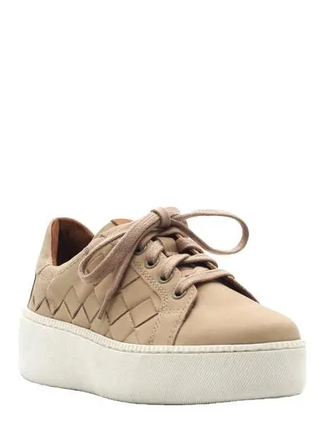 Gentle Souls Kindy Platform Sneakers - Light Taupe Nubuck