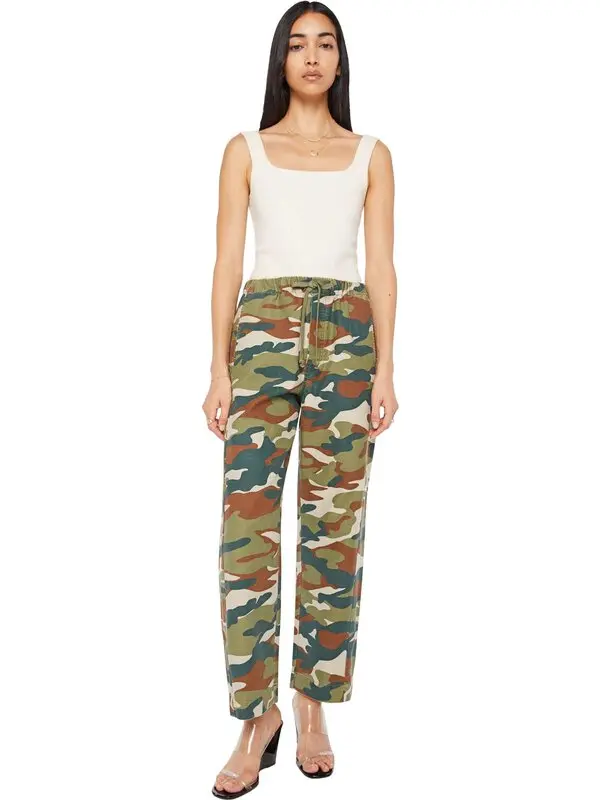MOTHER The Drawn Half-pipe Ankle Pants - Camo