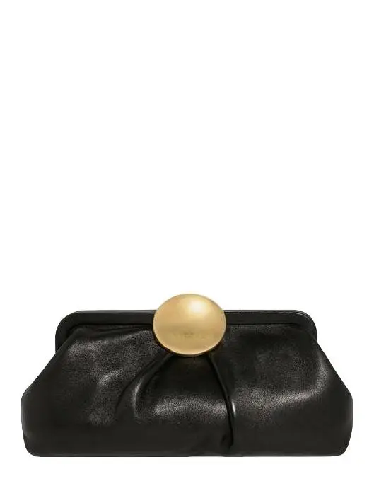 AIMEE Full Circle Frame Clutch - Black