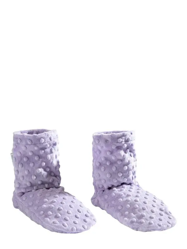 SONOMA LAVENDER Lavender Spa Booties - Lilac Dot