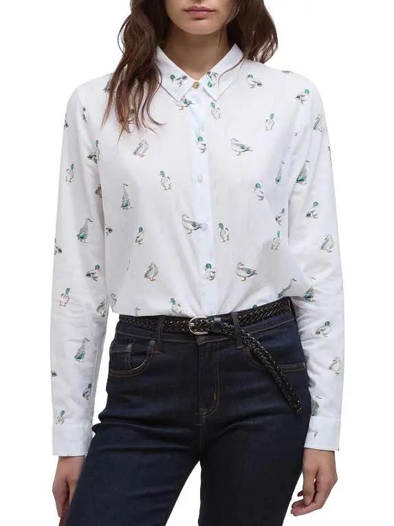 Barbour Animal Print Button-up Shirt - Duck Print