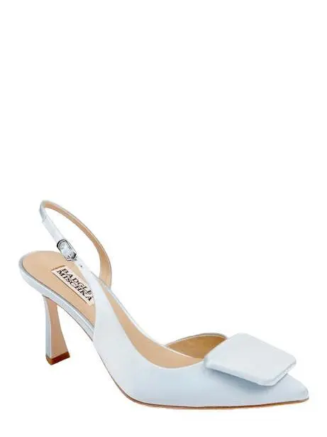 Badgley Mischka Graciella Slingback Pumps - Moonstone Blue