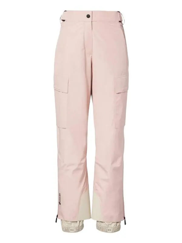 Moncler Belted Flared Ski Pants - Pink