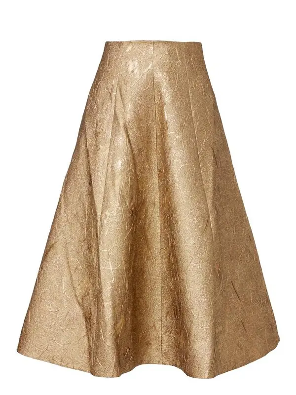 Rebecca Vallance Solana Maxi Skirt - Gold
