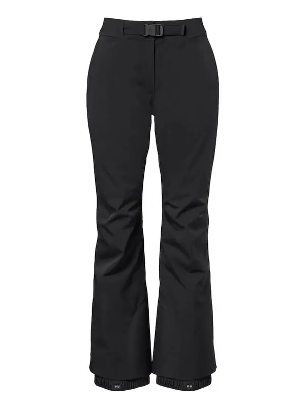 Moncler Belted Flared Ski Pants - Black