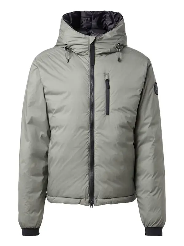Canada Goose Lodge Hooded Down Jacket - Grey