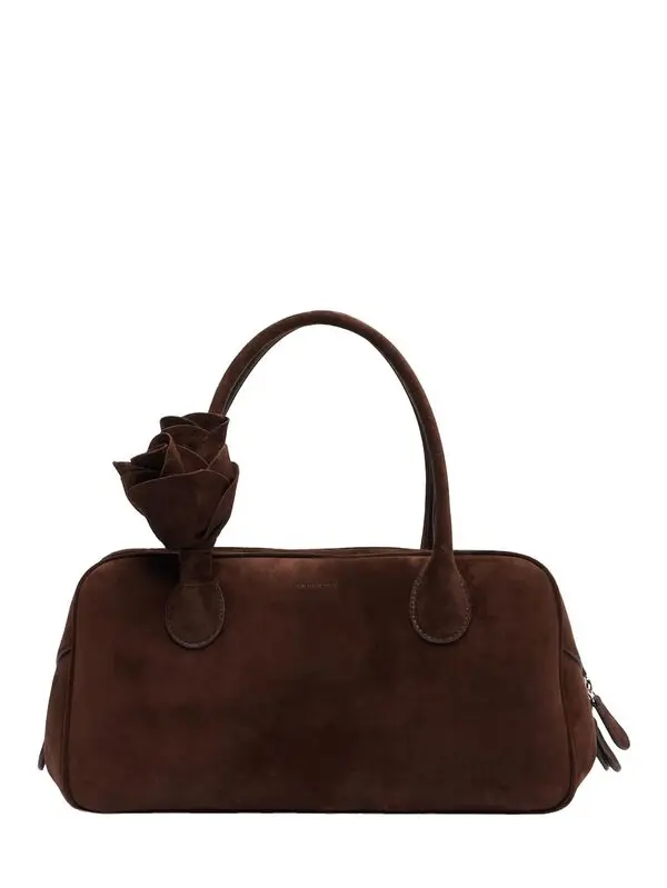 Magda Butrym Brigitte Suede Tote Bag - Brown