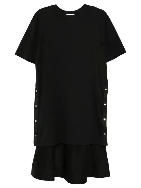 3.1 Phillip Lim Crew Neck Short-sleeve Dress - Black