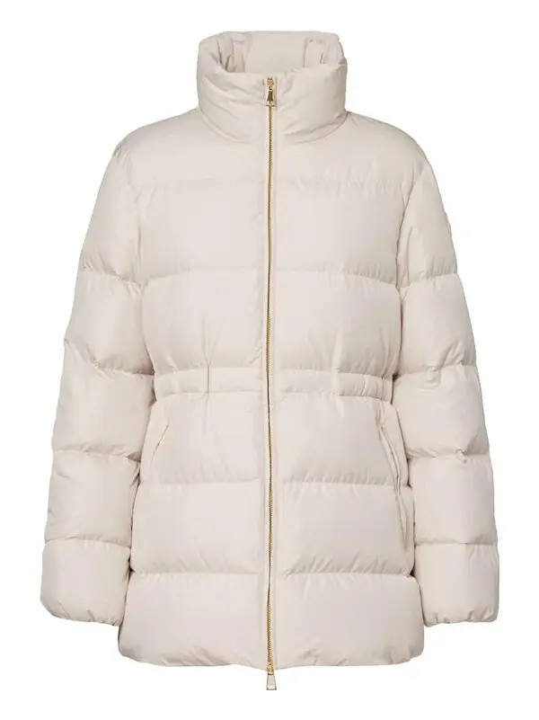 Moncler Brossette Quilted Down Jacket - White