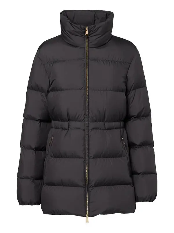 Moncler Brossette Quilted Down Jacket - Black