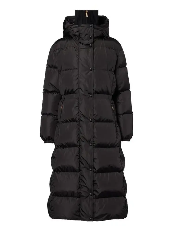 Moncler Chamer Quilted Down Coat - Black