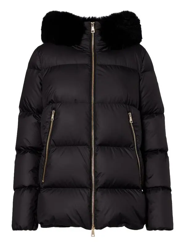 Moncler Laichefur Down Jacket - Black