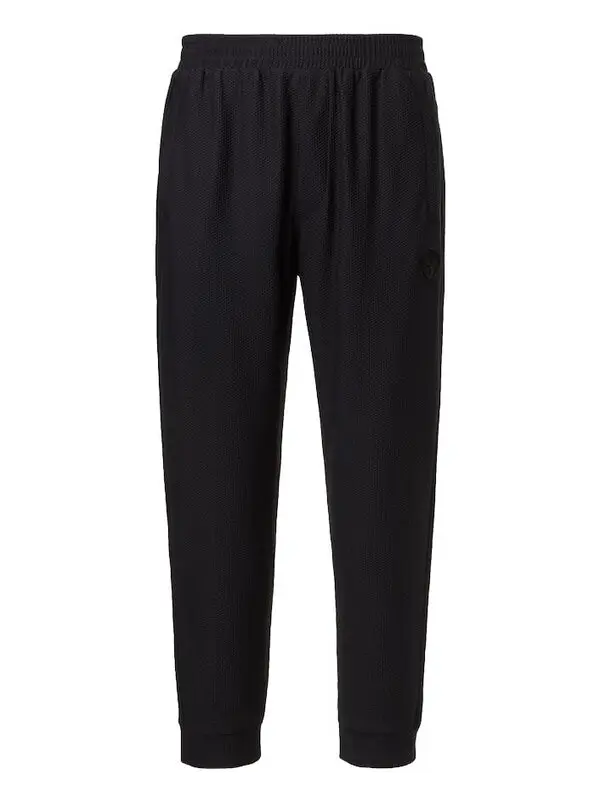 Giorgio Armani Gaufré Straight Pants - Black