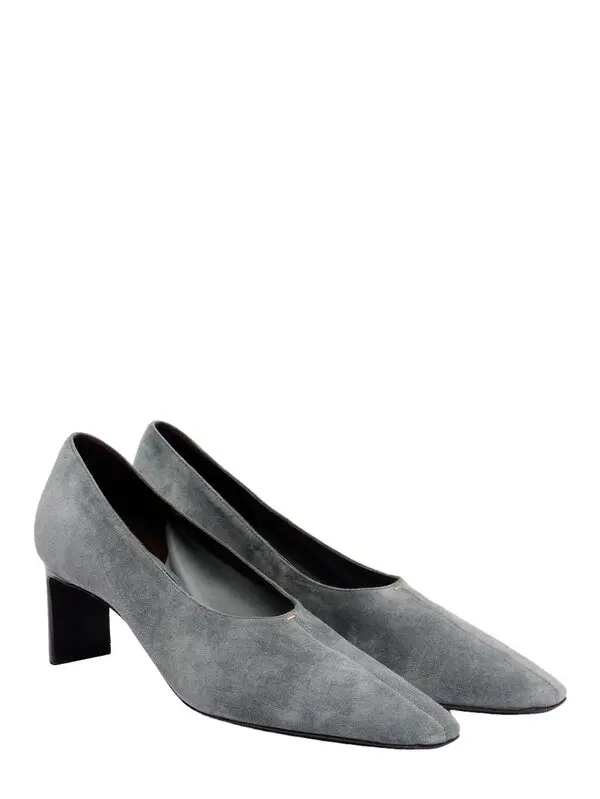 Khaite Cecilia Suede Pumps - Grey
