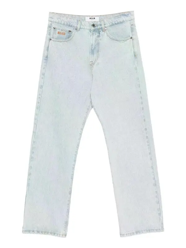 MSGM Logo Trousers - Blue