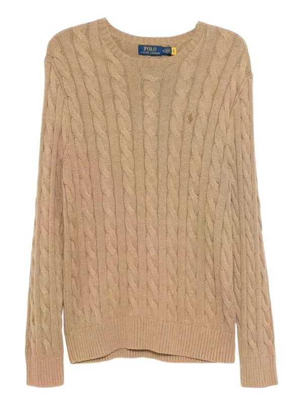 Polo Ralph Lauren Cotton Cable-knit Jumper - Brown