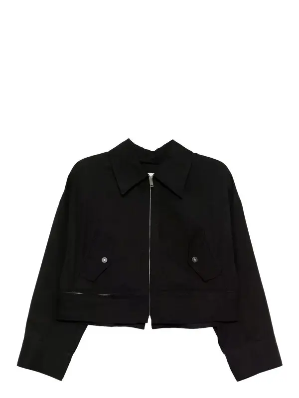 3.1 Phillip Lim Two-way Zip-fastening Cropped Jacket - Black