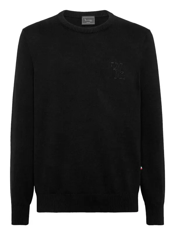 BILLIONAIRE Logo-detail Sweater - Black