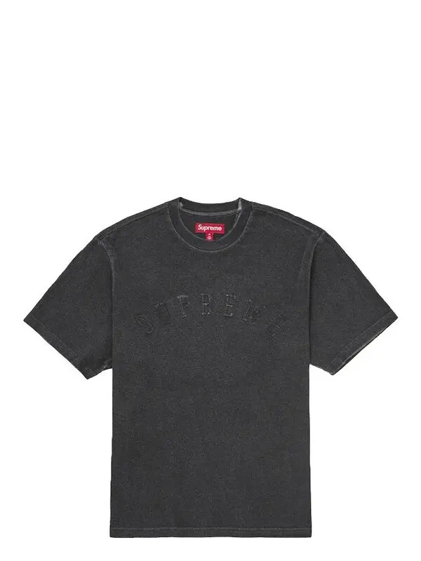 Supreme Overprint Short Sleeve Top - Black