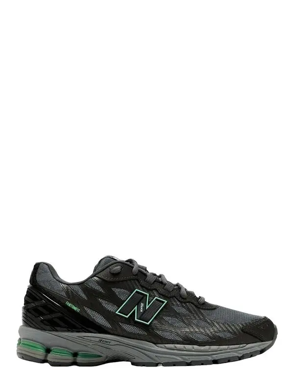 NEW BALANCE 1906win Lace Up Sneakers - Black Metallic/green
