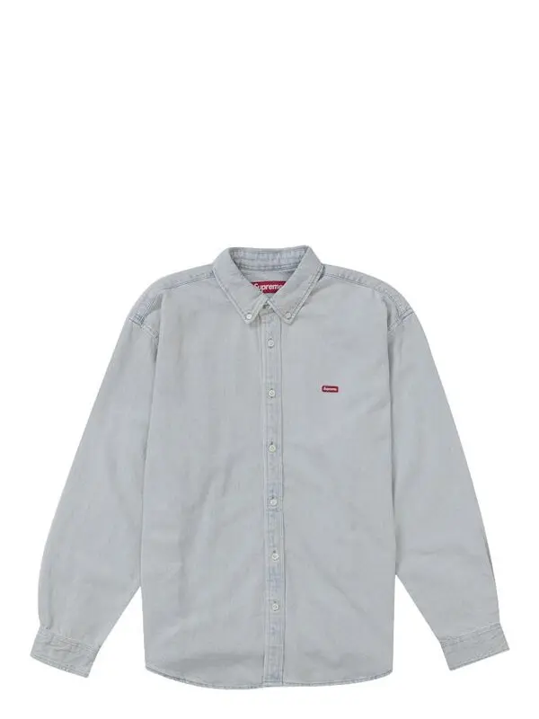 Supreme Small Box Denim Shirt - Light Indigo