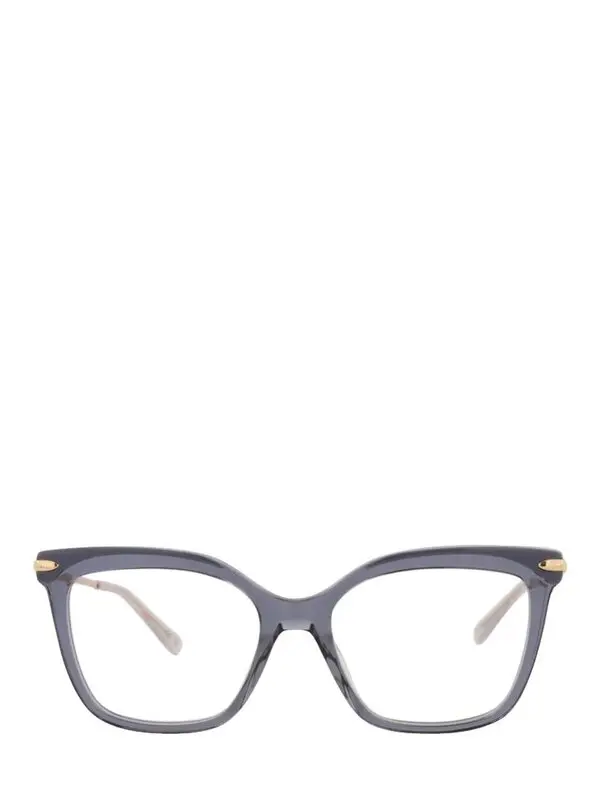 Pomellato Square Frame Acetate Optical Frames - Black Gold Transparent (pm0094o/30010194/001)