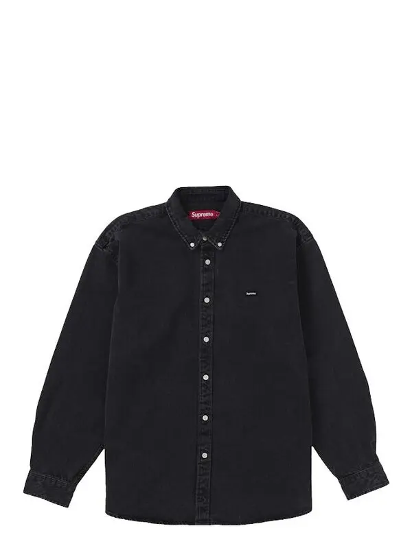 Supreme Small Box Denim Shirt - Black