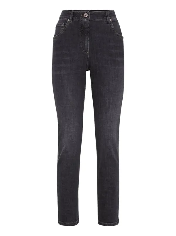 Brunello Cucinelli Slim Jeans - Black