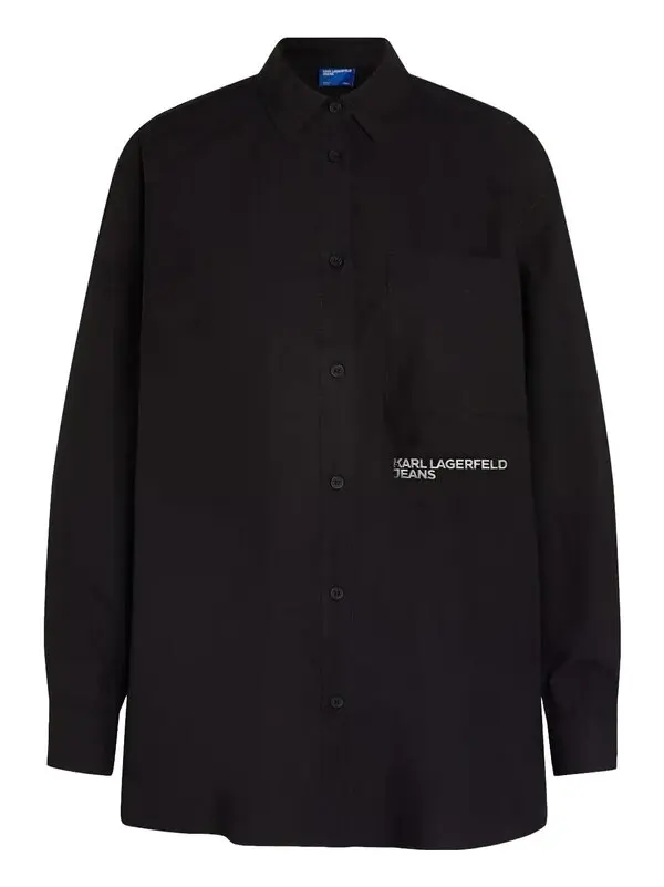 Karl Lagerfeld Oversized Jacket - Black