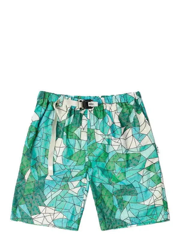 ADVISORY BOARD CRYSTALS Stained Glass Shorts - Green