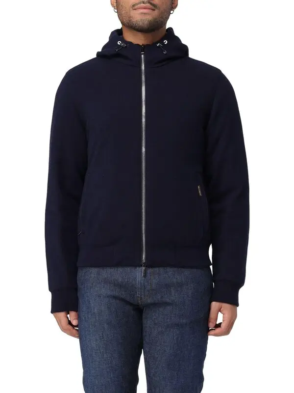 MOORER Zip Up Jacket - Blue