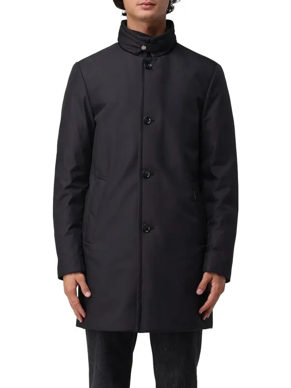 MOORER Button Detailed Jacket - Black