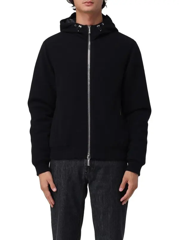 MOORER Zip-up Jacket - Black