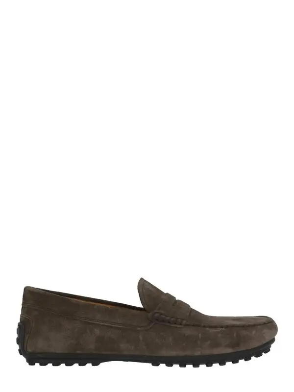 TOD'S Gommino Suede Loafers - Brown
