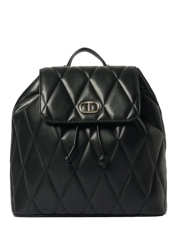 TWINSET Quilted Backpack - Black