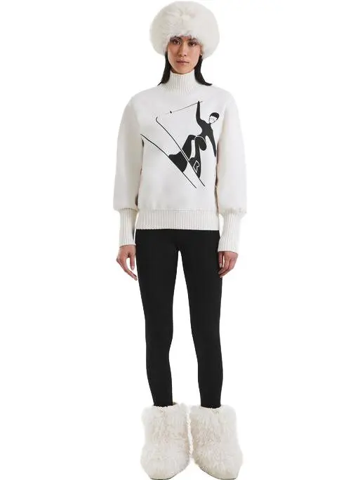 Rudsak Joyce Cotton-blend Ski Sweater - White