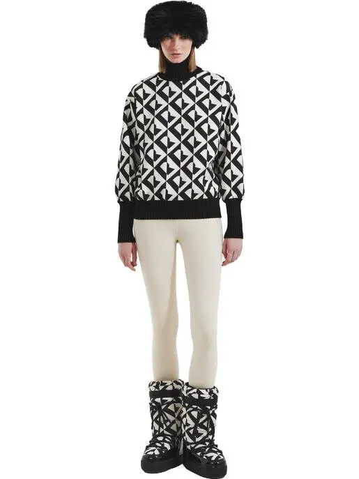 Rudsak Maggie Printed Ski Sweater - Red
