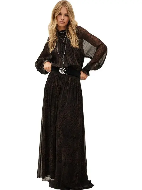 Ba&sh Smoky Maxi Dress - Brown