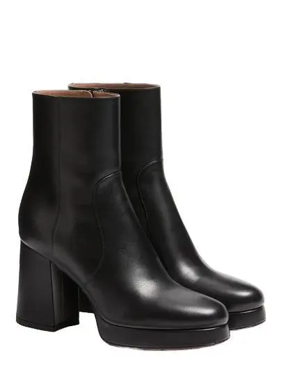 Valentino Garavani Fawcette Platform Ankle Boots - Black