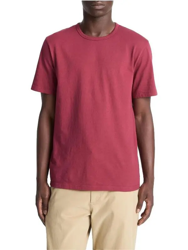 Vince Cotton Jersey T-shirt - Red