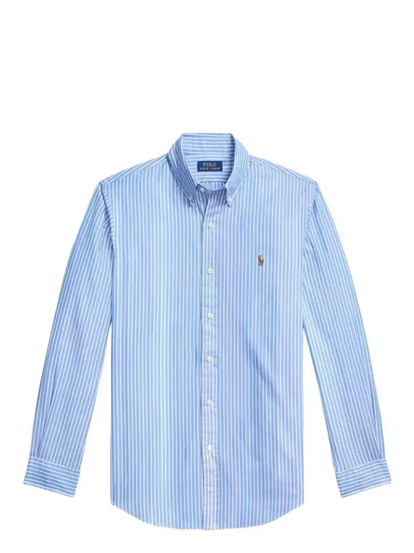Polo Ralph Lauren Striped Long-sleeved Shirt - Blue