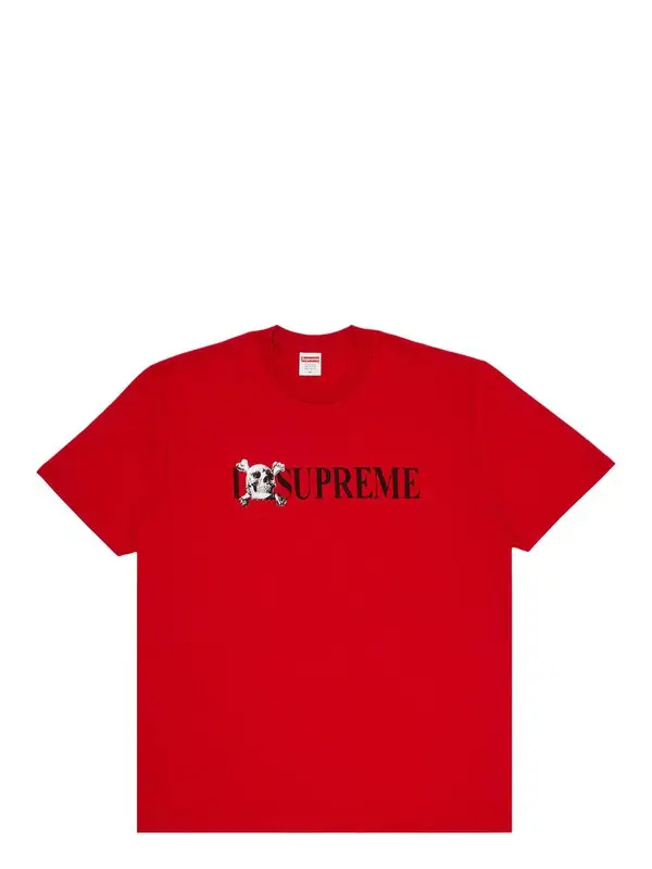 Supreme Skull Tee - Red