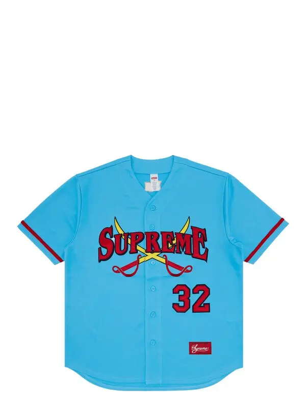 Supreme Swords Baseball Jersey - Blue